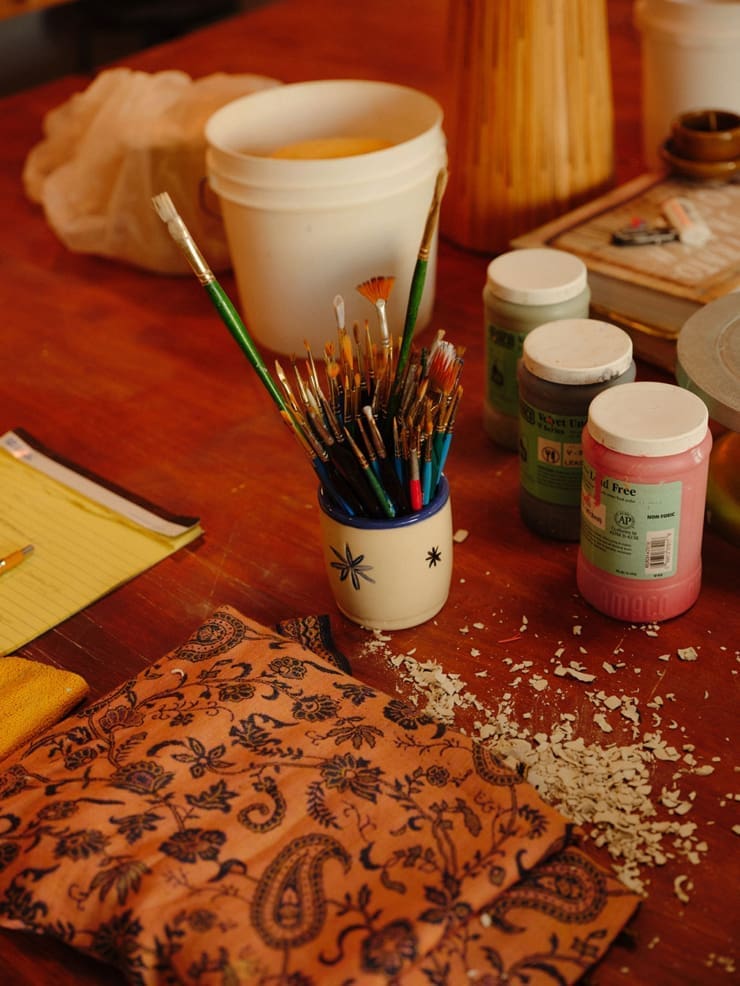 Daniel Dooreck LA ceramics studio - Americana-inspired designs