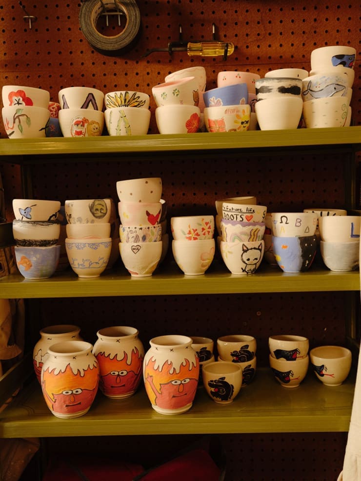 Daniel Dooreck LA ceramics studio - Americana-inspired designs