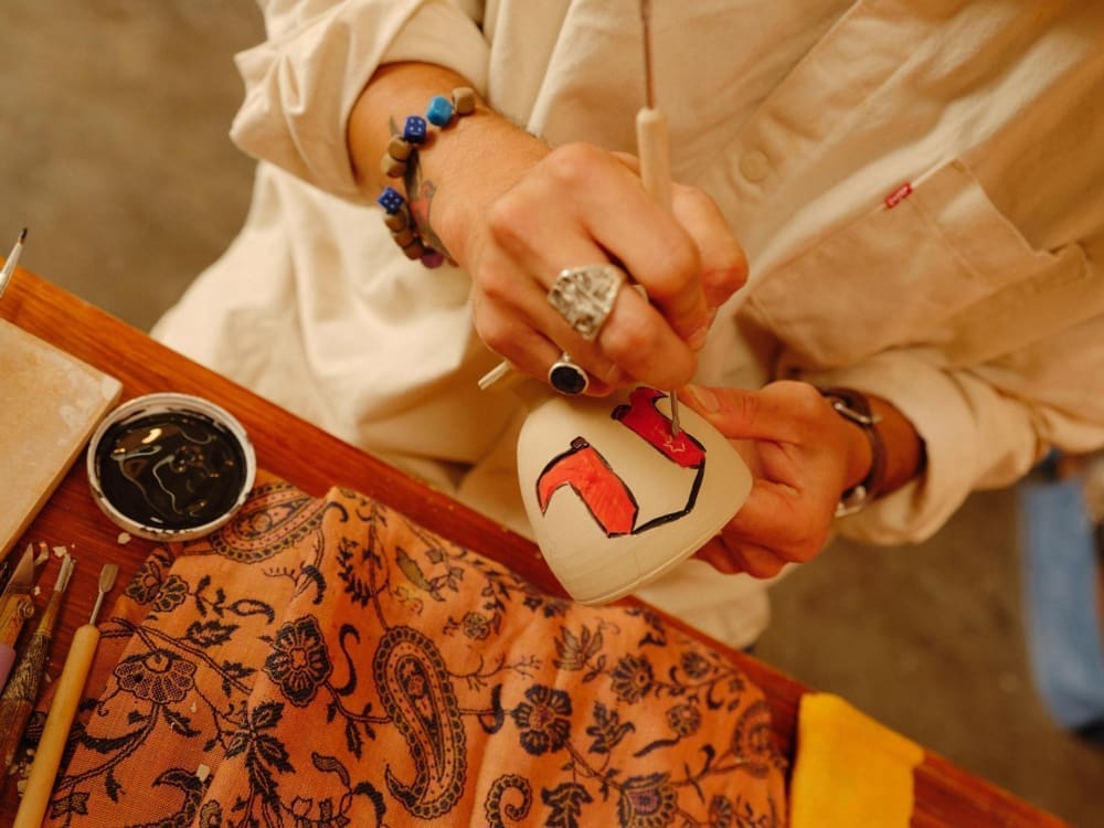 Daniel Dooreck LA ceramics studio - Americana-inspired designs